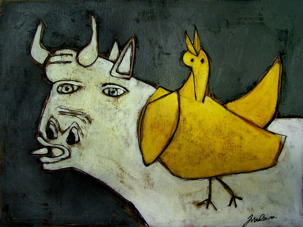 “Bull and Bird” by Madara Mason – New Ohio Review